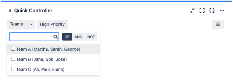 Custom JQL Dropdowns/ Custom JQL Buttons