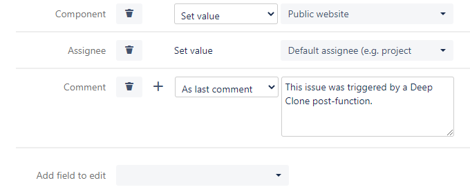 Clone Editor / Field Editor Jira
